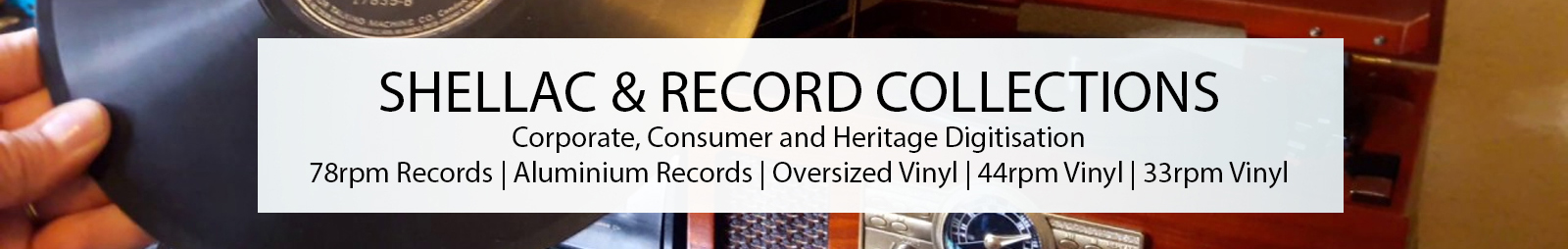 Vinyl to Digital, 78rpm Records to CD - Audio Conversion and Archiving ...